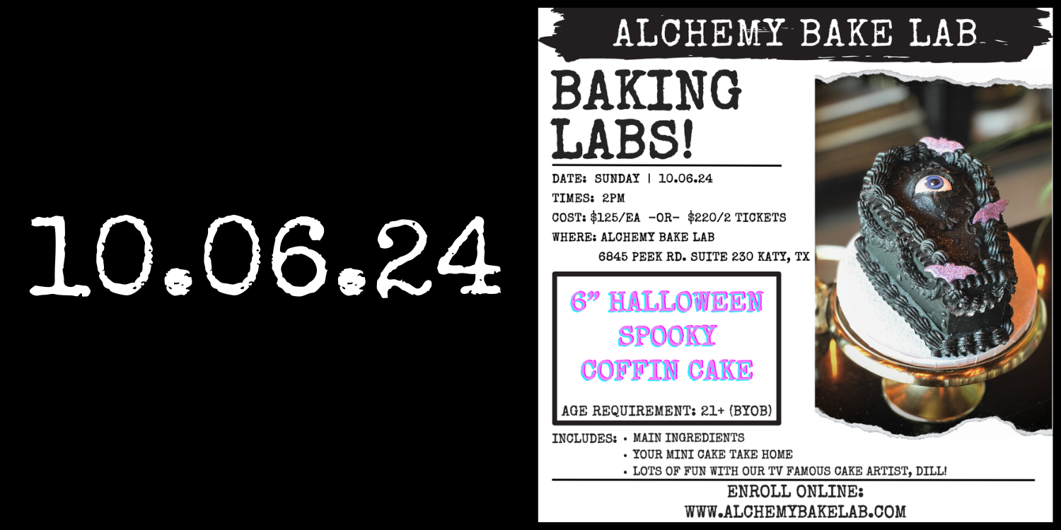 HALLOWEEN BAKING CLASS | Alchemy Bake Lab